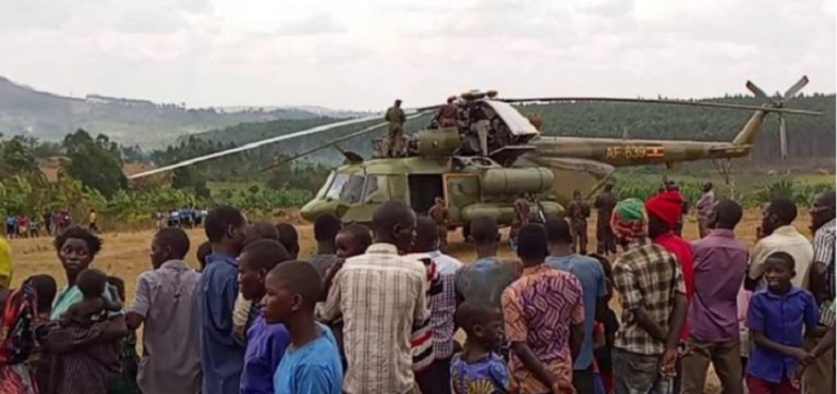 UPDF Chopper Makes Emergency Landing After Developing A Mechanical ...